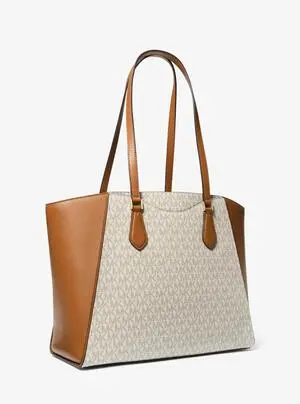 Michael Kors Signature Logo Tote Bag