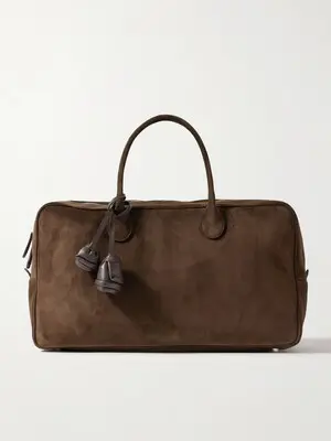 Magda Butrym Brigitte Large Leather-trimmed Suede Tote - Brown