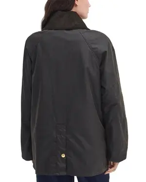 Barbour Allerston Waxed Coat - Olive/ancient