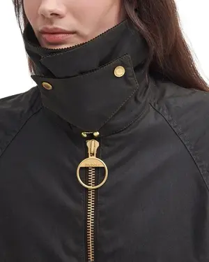 Barbour Allerston Waxed Coat - Olive/ancient