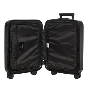 Bric'S Amalfi 21-inch Carry-on Spinner Suitcase - Black/black