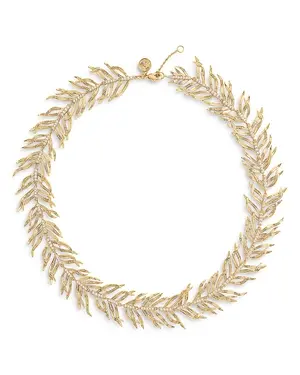 ANABEL ARAM Palm Leaves Necklace - Gold