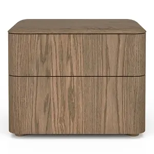 HUPPE Simone Two Drawer Nightstand - Brown