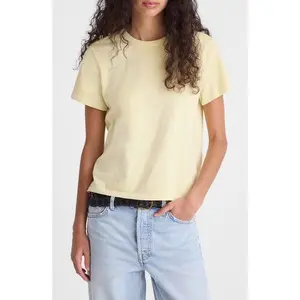 Madewell Perfect Crewneck T-shirt - Candlelight