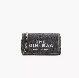 Marc Jacobs Marc Jacobs The Denim Chain Mini Bag Black Wash