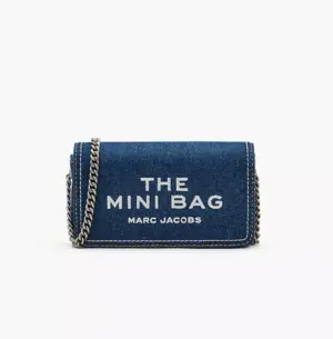Marc Jacobs Denim Chain Bag - Dark Wash
