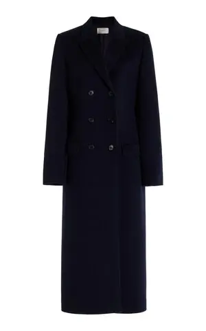 THE ROW Cashmere Overcoat - Navy