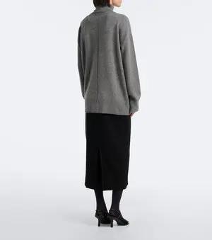 THE ROW Matias Wool-blend Midi Skirt