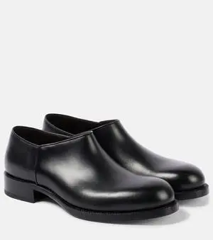 THE ROW Nobilis Leather Derby Shoes