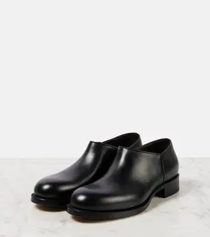 THE ROW Nobilis Leather Derby Shoes