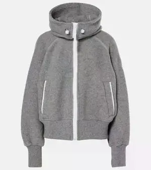 Canada Goose Wool-blend Bomber Jacket - Grey