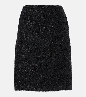 THE ROW Corinna Lamé Pencil Skirt