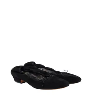 THE ROW Awar Suede Ballet Flats