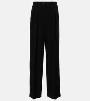 The Row Wool-blend Wide-leg Pants
