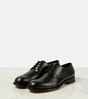THE ROW Novus Leather Derby Shoes