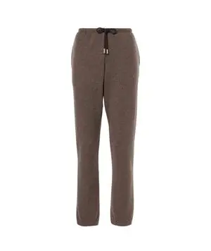 THE ROW Teo Cashmere And Cotton Sweatpants
