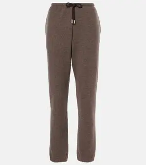 THE ROW Teo Cashmere And Cotton Sweatpants