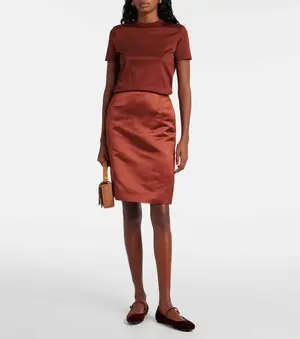 TOD'S Velvet Mary Jane Flats