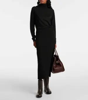 THE ROW Nobilis Leather Ankle Boots