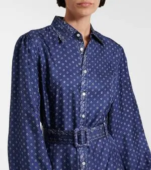 Ralph Lauren Polo Paisley Silk Midi Dress