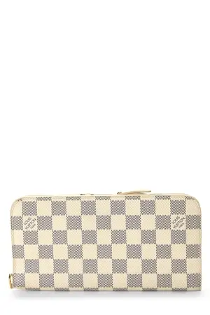 LOUIS VUITTON Damier Azur Insolite Wallet - White