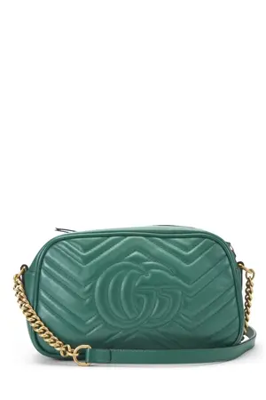 Gucci Gg Marmont Shoulder Bag - Green