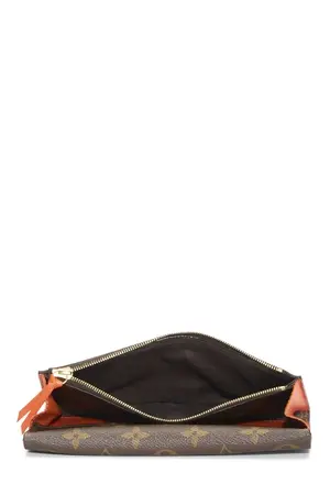 LOUIS VUITTON Monogram Canvas Emilie Wallet - Brown