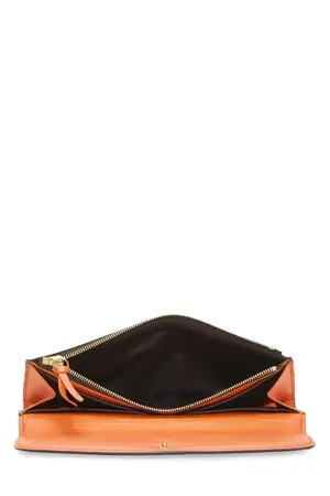LOUIS VUITTON Monogram Canvas Emilie Wallet - Orange