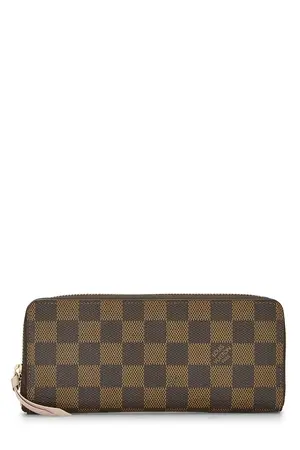 LOUIS VUITTON Damier Ebene Clemence Wallet