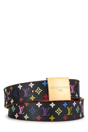 LOUIS VUITTON Monogram Multicolore Ceinture 70 - Black