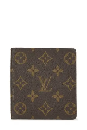 LOUIS VUITTON Monogram Canvas 10 Cartes Credit Bi-fold Wallet - Brown