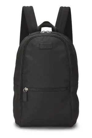 Gucci Gg Nylon Slim Backpack - Black