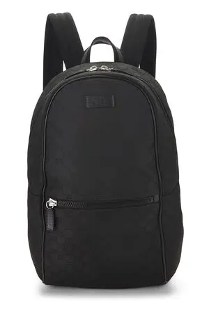 Gucci Gg Nylon Slim Backpack - Black