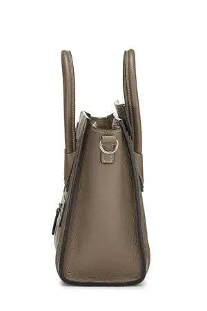 Celine Drummed Calfskin Leather Luggage - Grey