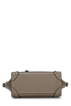 Celine Drummed Calfskin Leather Luggage - Grey