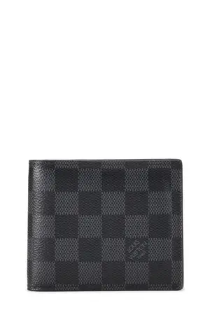 LOUIS VUITTON Damier Graphite Amerigo Wallet - Grey