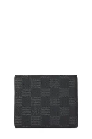 LOUIS VUITTON Damier Graphite Amerigo Wallet