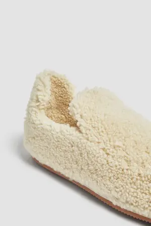 Moncler Snug Shearling Flats