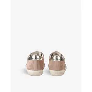 GOLDEN GOOSE Superstar Star-applique Low-top Suede Trainers - Pale Pink