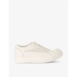 Rick Owens Contrast-stitch Leather Low-top Trainers