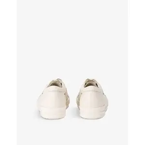 Rick Owens Contrast-stitch Leather Low-top Trainers