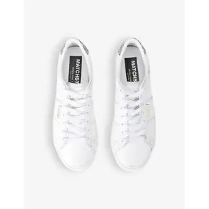 GOLDEN GOOSE Matchstar 10449 Leather Low-top Trainers - White/comb