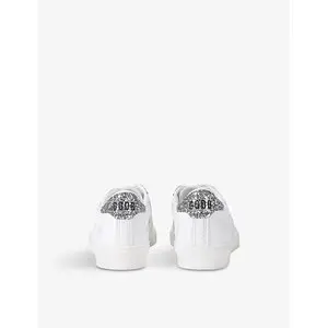 GOLDEN GOOSE Matchstar 10449 Leather Low-top Trainers - White/comb