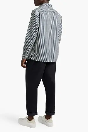 FRAME Striped Cottonpoplin Shirt