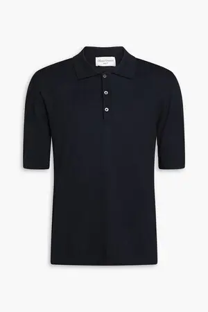 Officine Générale Cotton And Lyocellblend Polo Shirt