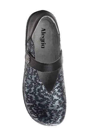 ALEGRIA Opheliah Clog - Brush Silver