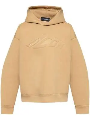 Dsquared2 Logo-embossed Cotton Hoodie