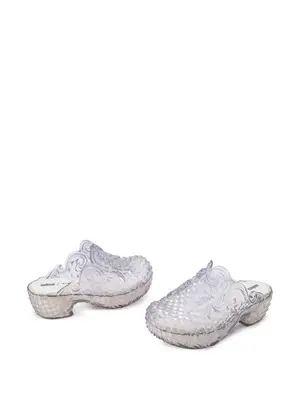 Y/project X Melissa Court Clogs - White