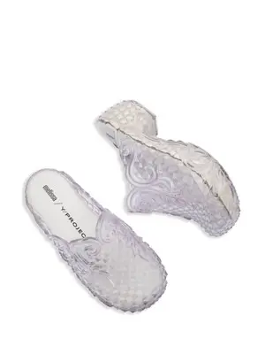 Y/project X Melissa Court Clogs - White