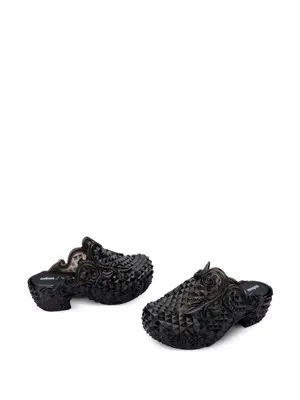 Y/project X Melissa Court Clogs - Black